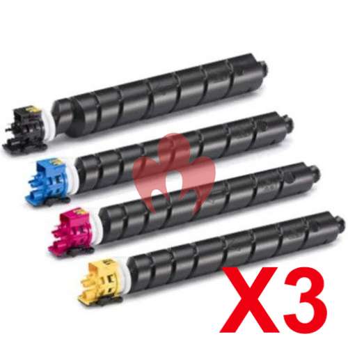 Non-Genuine TK-8519 Toner Cartridge for Kyocera x 3 Lots of 4 Pack ... Non-Genuine TK-8519 Toner Cartridge for Kyocera x 3 Lots of 4 Pack ...